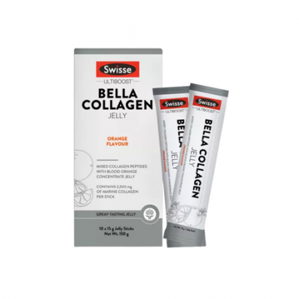 Swisse Ultiboost Bella Collagen Jelly Orange Flavour| 10's