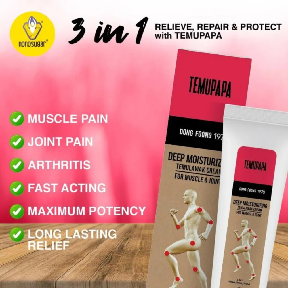Temupapa Deep Moisturising Temulawak Cream 130ml