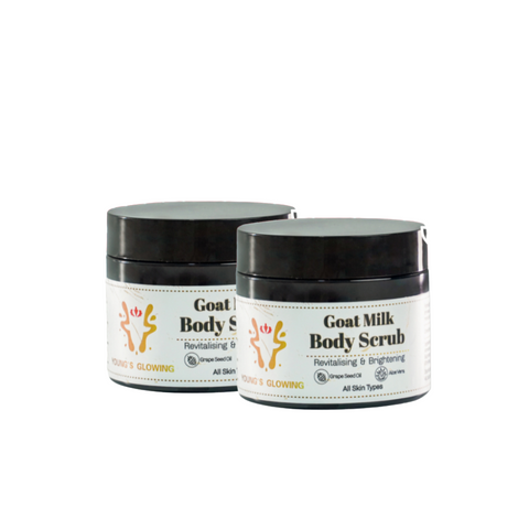 Young's Glowing Goat Milk Body Scrub 150g [Body Scrub only]