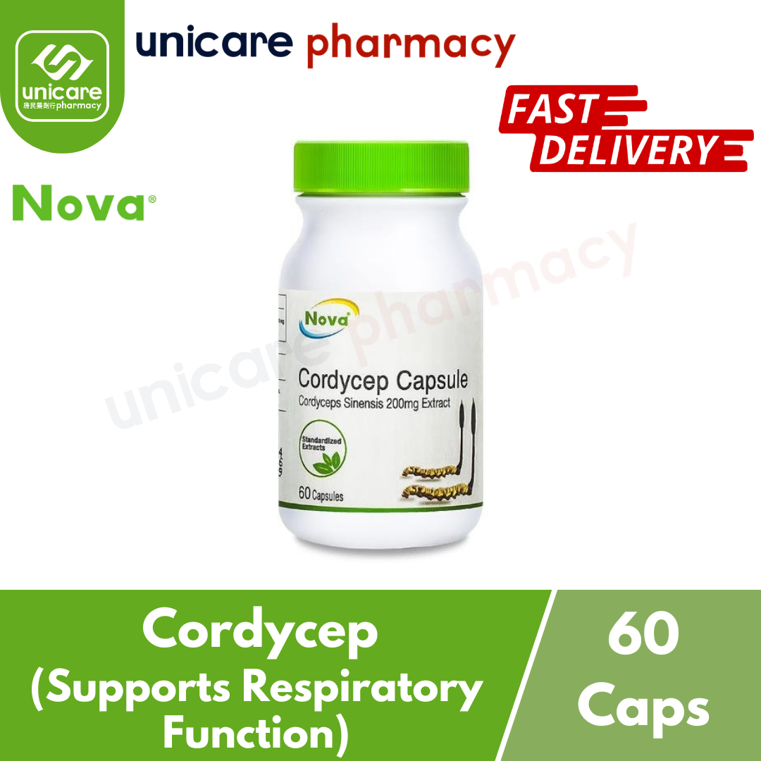Nova Cordyceps Capsule 60s - support Respiratory Function