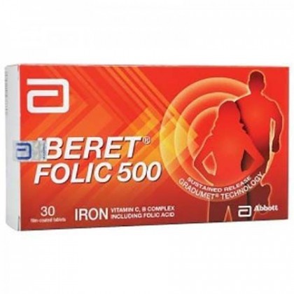 Abbott Iberet Folic 500 30's