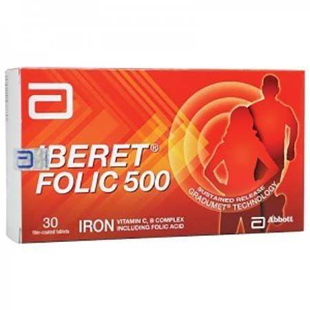 Abbott Iberet Folic 500 30's