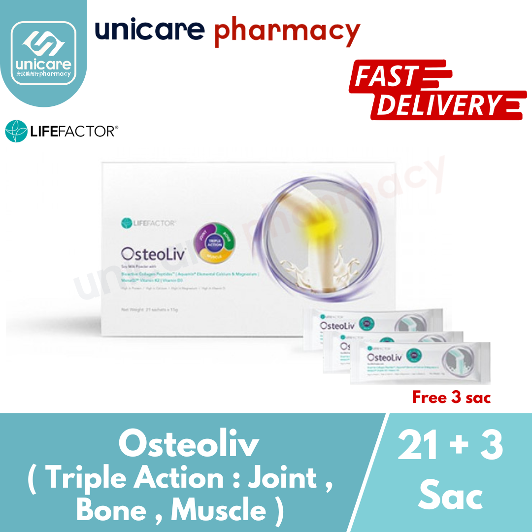 Life Factor Osteoliv 21 sac free 3 sac - Triple Action : Joint , Bone ...